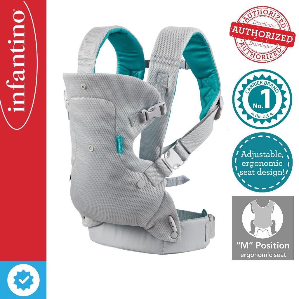Infantino Flip 4-in-1 Light & Airy Convertible Ergonomic Carrier ...