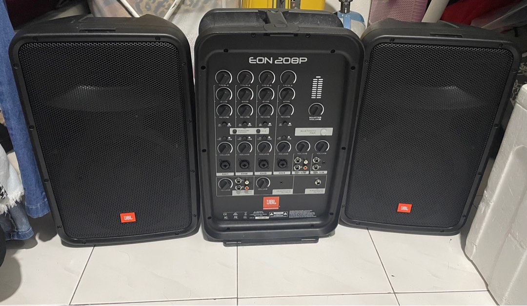 jbl EON208P mixer speaker, Audio, Portable Audio Accessories on Carousell