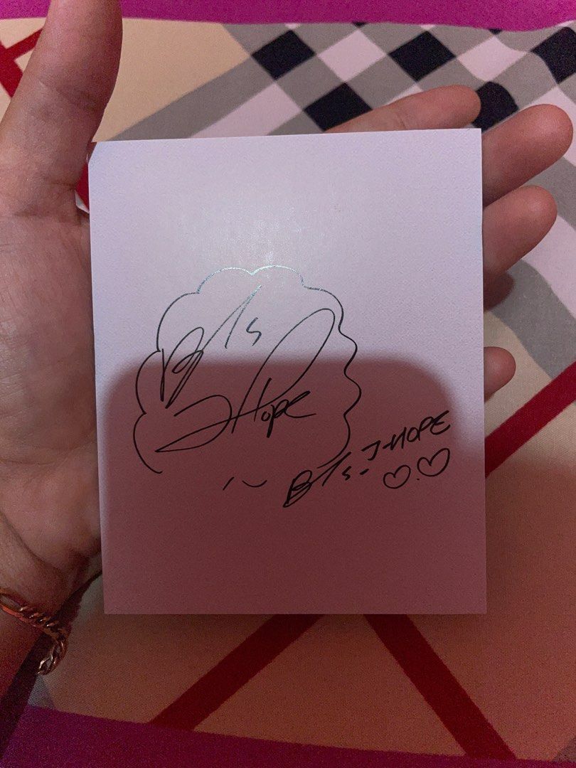 J-Hope BTS Polaroid Photocard HYYH Young Forever Album Night Version ...