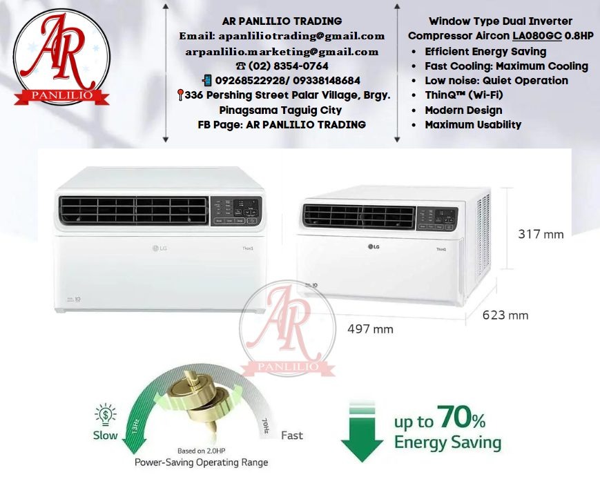 LG DUAL INVERTER WINDOW TYPE AIRCONDITIONER SUPPLY!!!!!, TV & Home ...