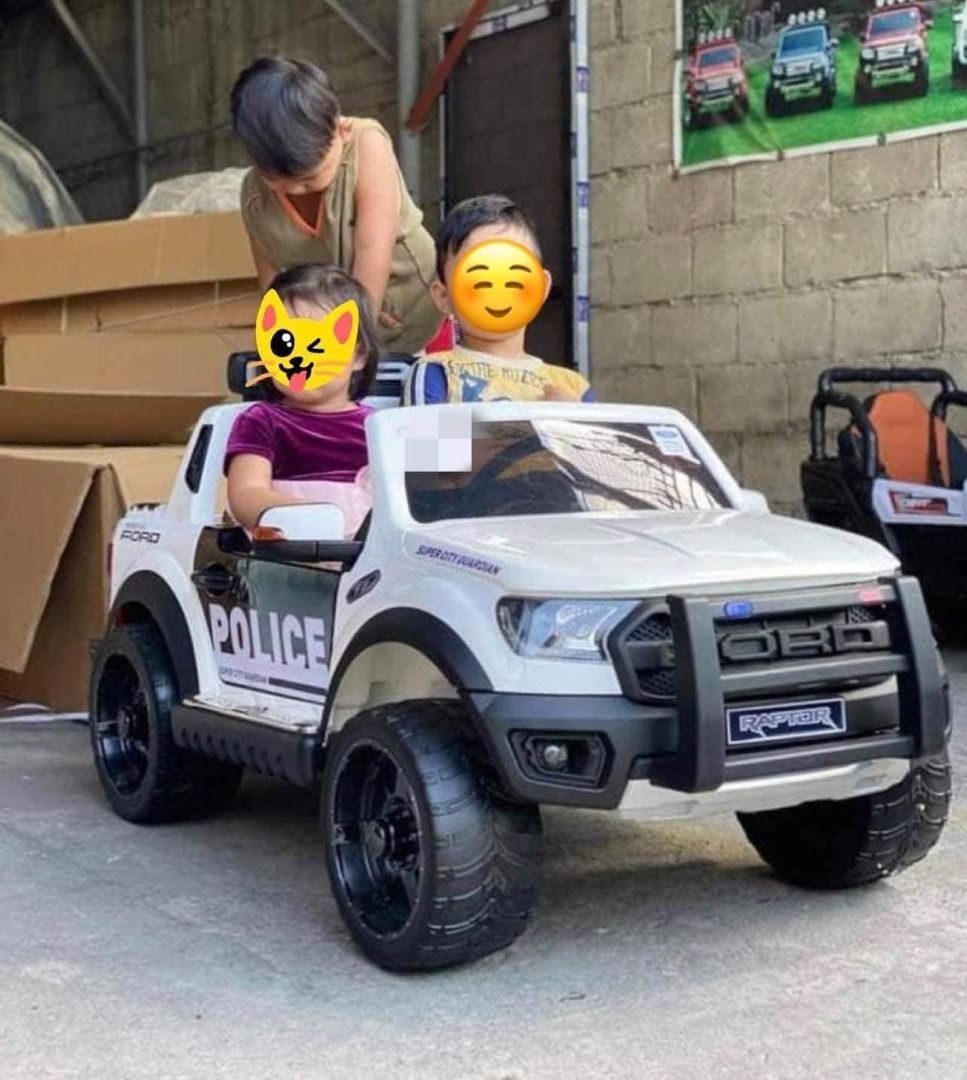 Licensed Ford Raptor/Police Raptor Ride Toy Car for kids, Hobbies ...