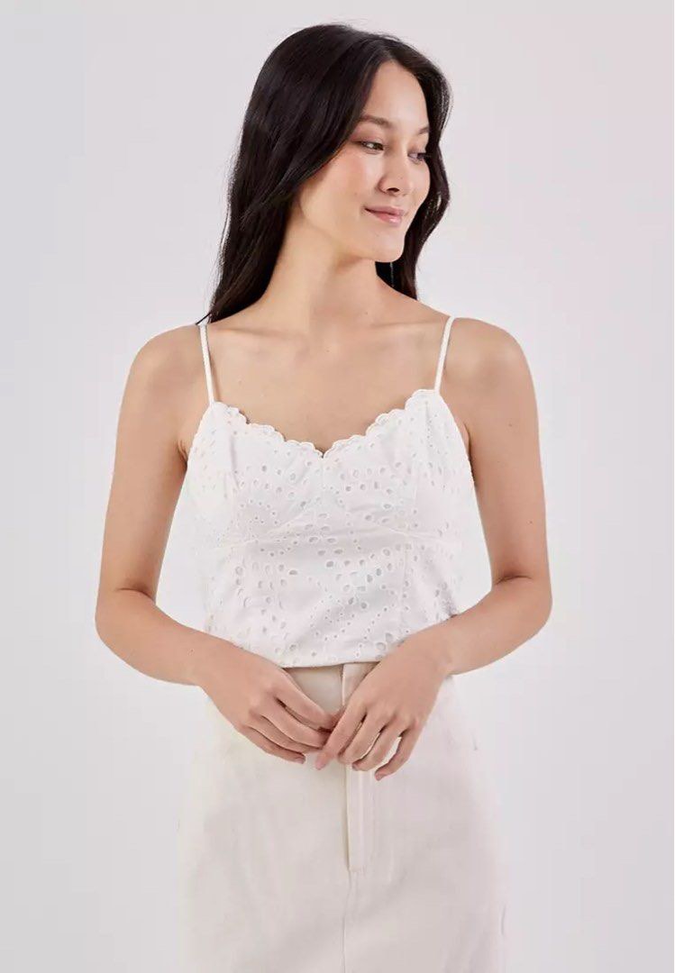 Love Bonito Daniela Tie Back Top, Women's Fashion, Tops, Sleeveless on ...