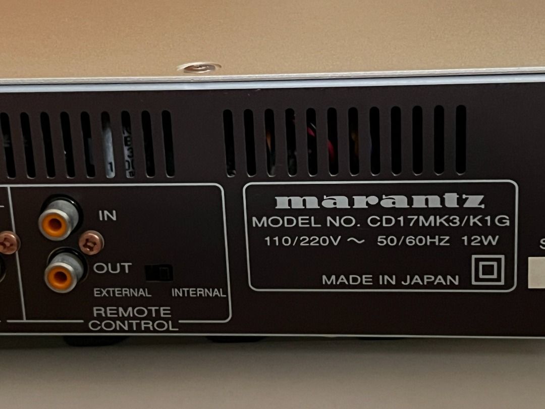 Marantz CD17 MkIII CD Player, Audio, Other Audio Equipment on Carousell
