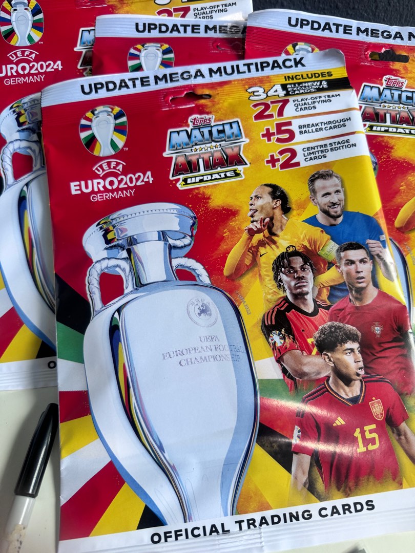 Match Attax Euro 2024 Update Mega Multipack, Video Gaming, Gaming Accessories, Game Gift Cards ...