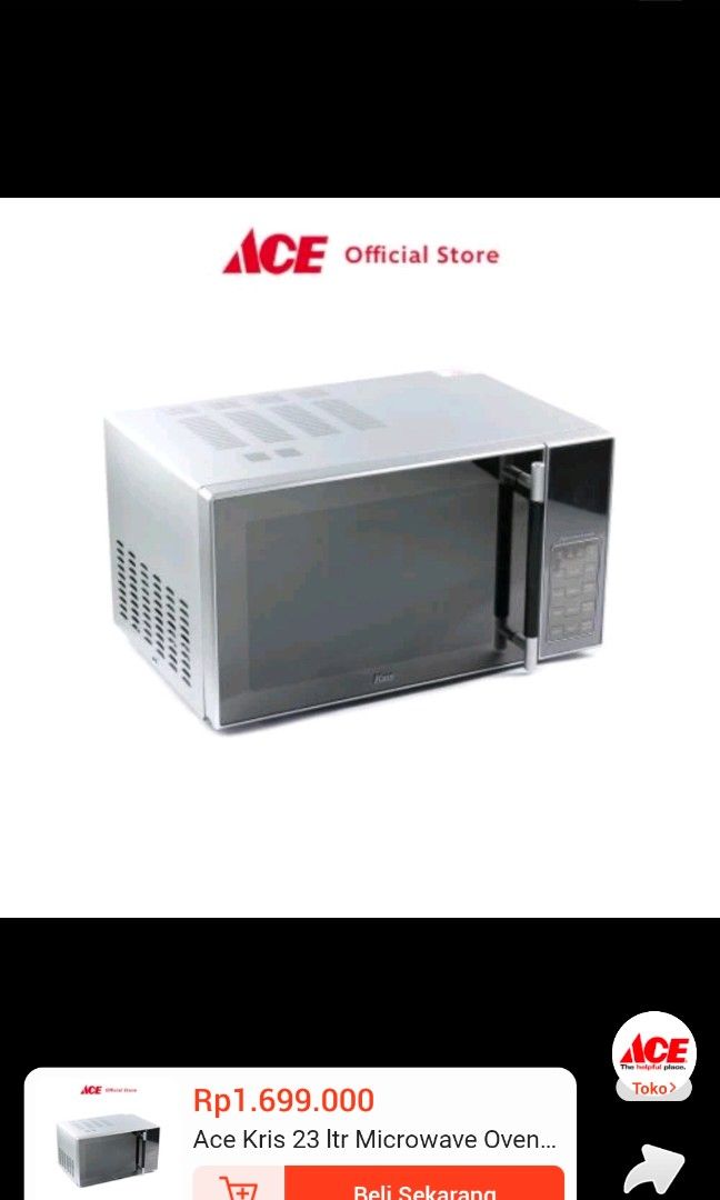 Microwave Oven merk Kris (Krisbow), Kitchen & Appliances di Carousell