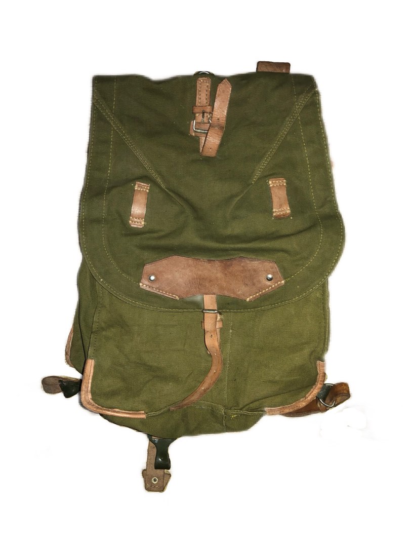 Military Olive Romanian Retro Rucksack, Men's Fashion, Bags, Backpacks ...