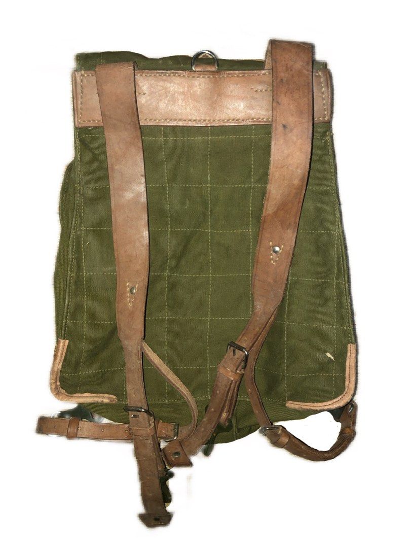 Military Olive Romanian Retro Rucksack, Men's Fashion, Bags, Backpacks ...