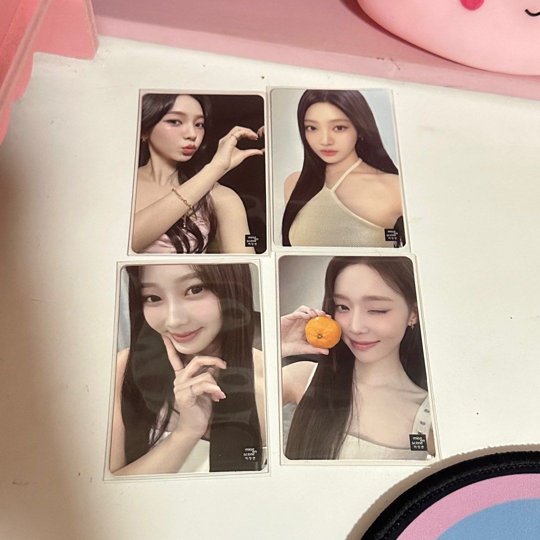 Mise en scene x aespa photocards official, Hobbies & Toys, Memorabilia & Collectibles, K-Wave on ...