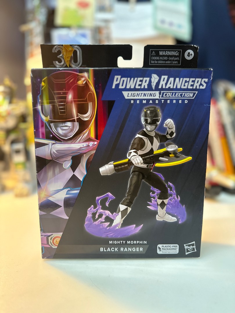 MMPR Black Ranger Remastered Power Rangers Lightning Collection Sentai ...