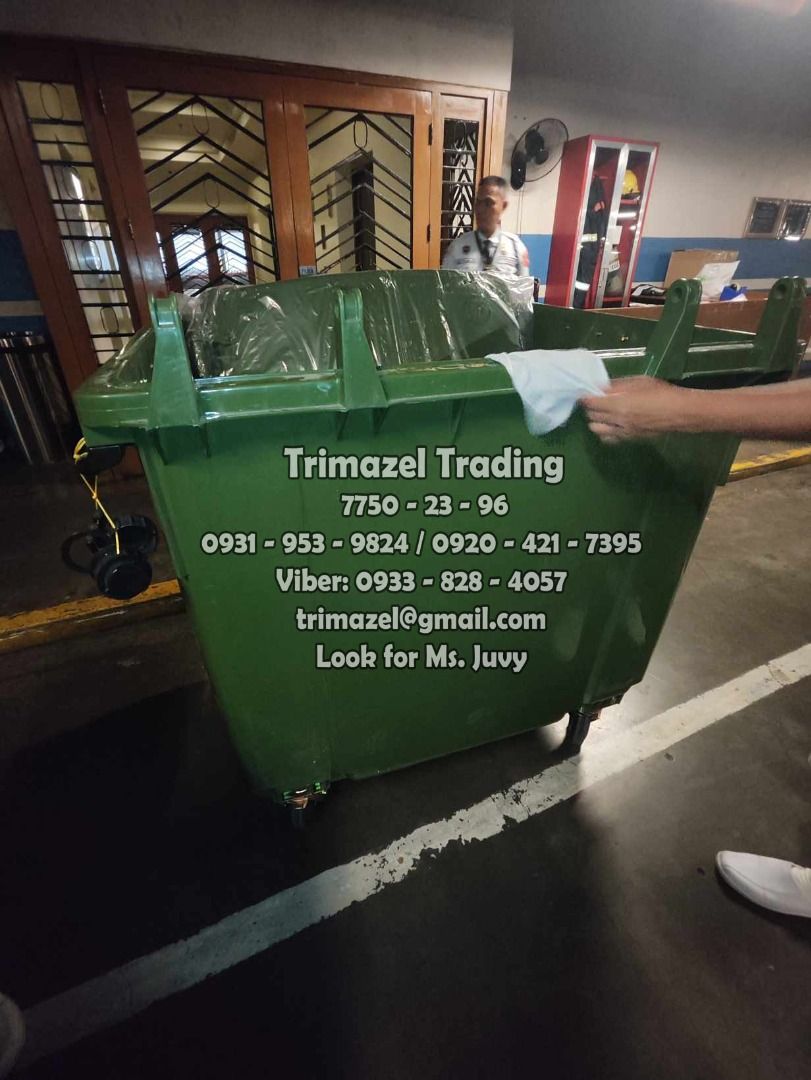 MOBILE TRASH BIN, Furniture & Home Living, Cleaning & Homecare Supplies ...