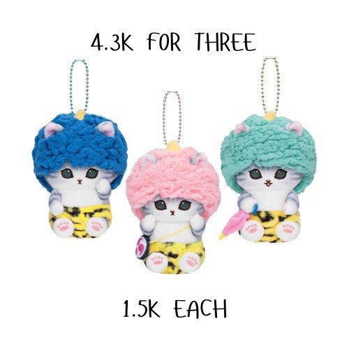Mofusand x Sanrio Characters — Mini Mascot ( Goropikadon - Goro , Pika ...
