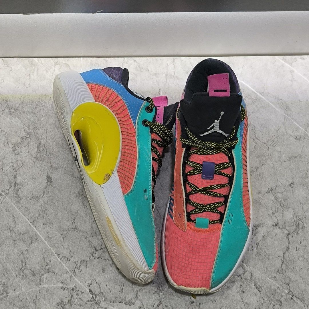 Nike AJ 35 low, Fesyen Pria, Sepatu , Sneakers di Carousell