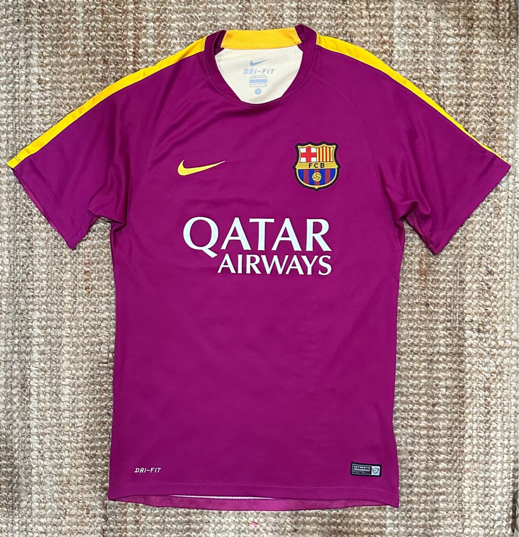 Nike FC Barcelona Football Jersey, Men's Fashion, Activewear on Carousell