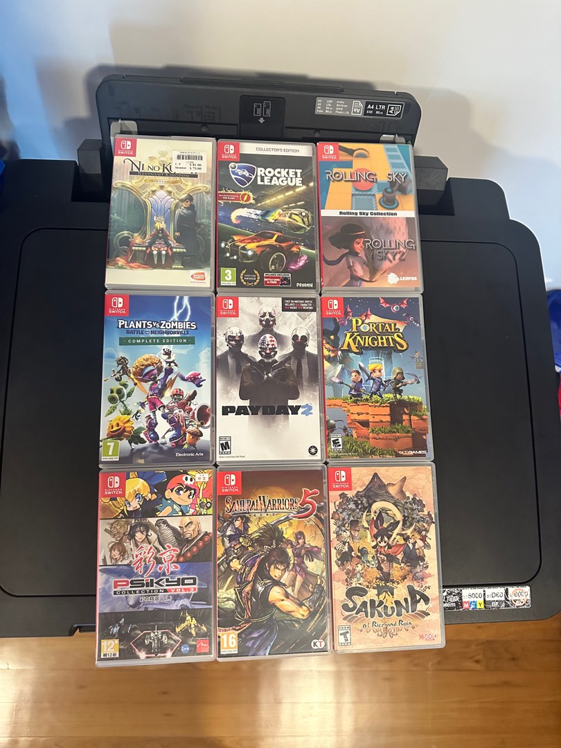 Nintendo Switch game Ni No Kuni / Rocket League / Rolling Sky ...