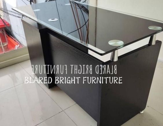 Office Table : glass top , DM for Quotation, Office furniture & Office ...
