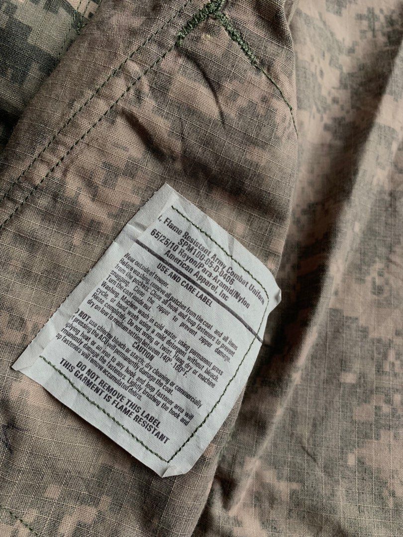 Original US Army Acupat combat uniform, Fesyen Pria, Pakaian , Baju ...