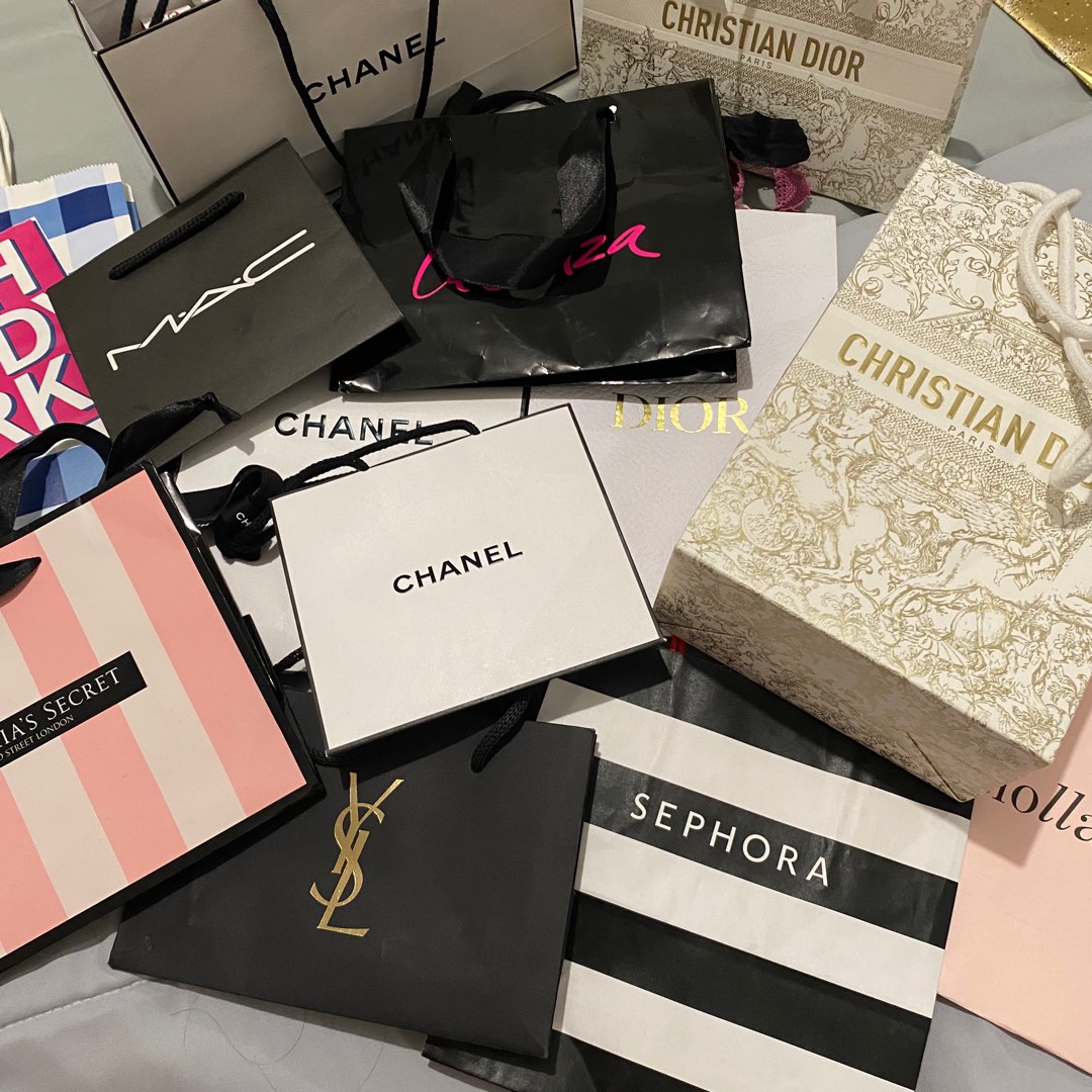 paper bag chanel dior ysl mac vs sephora bbw sociolla, Barang Mewah ...