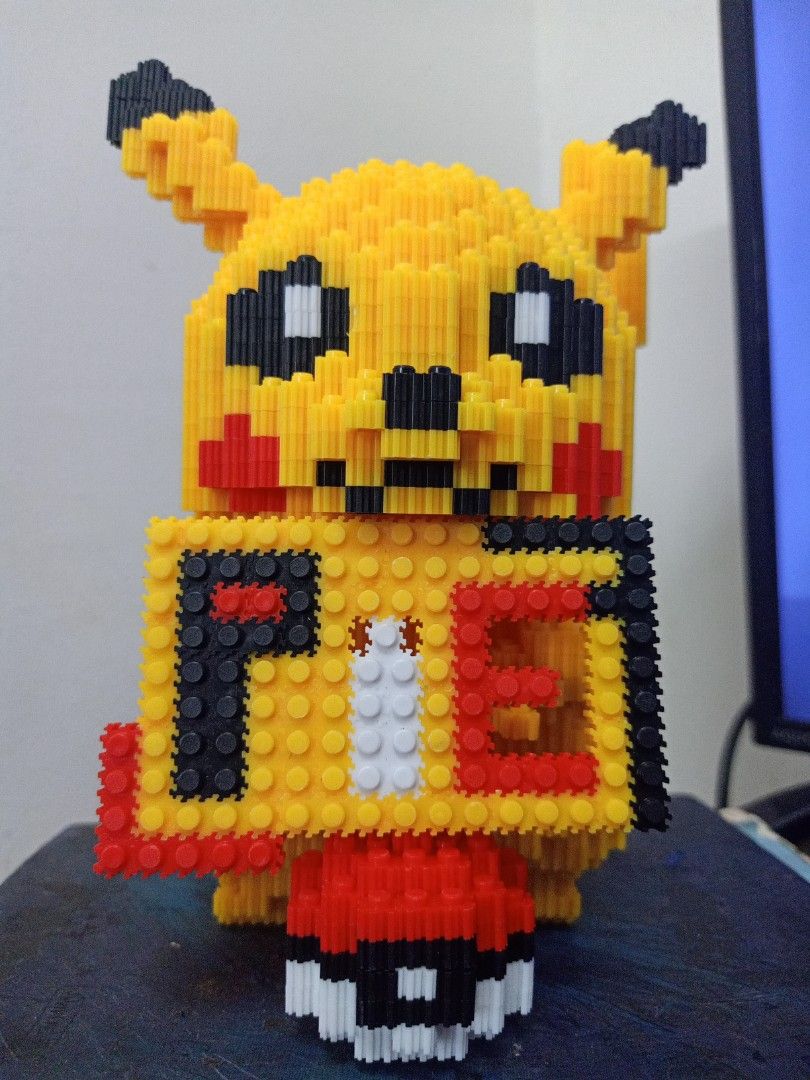 Pikachu lego figure, Hobbies & Toys, Toys & Games on Carousell