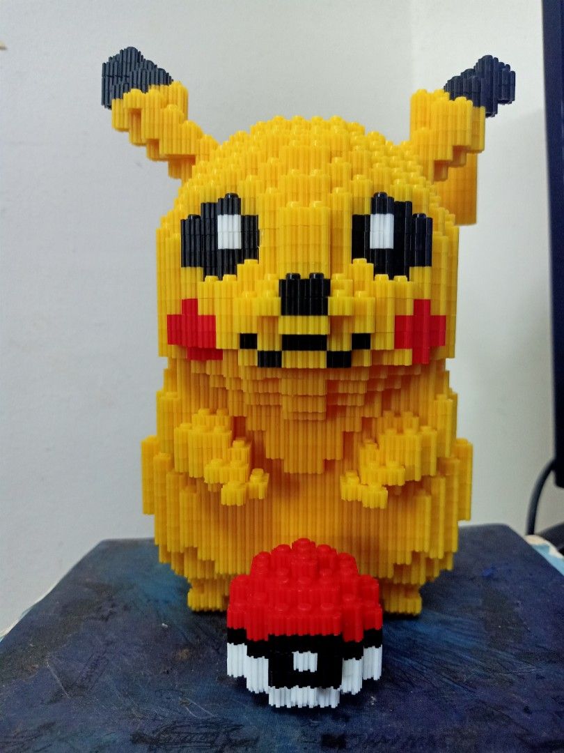 Pikachu lego figure, Hobbies & Toys, Toys & Games on Carousell