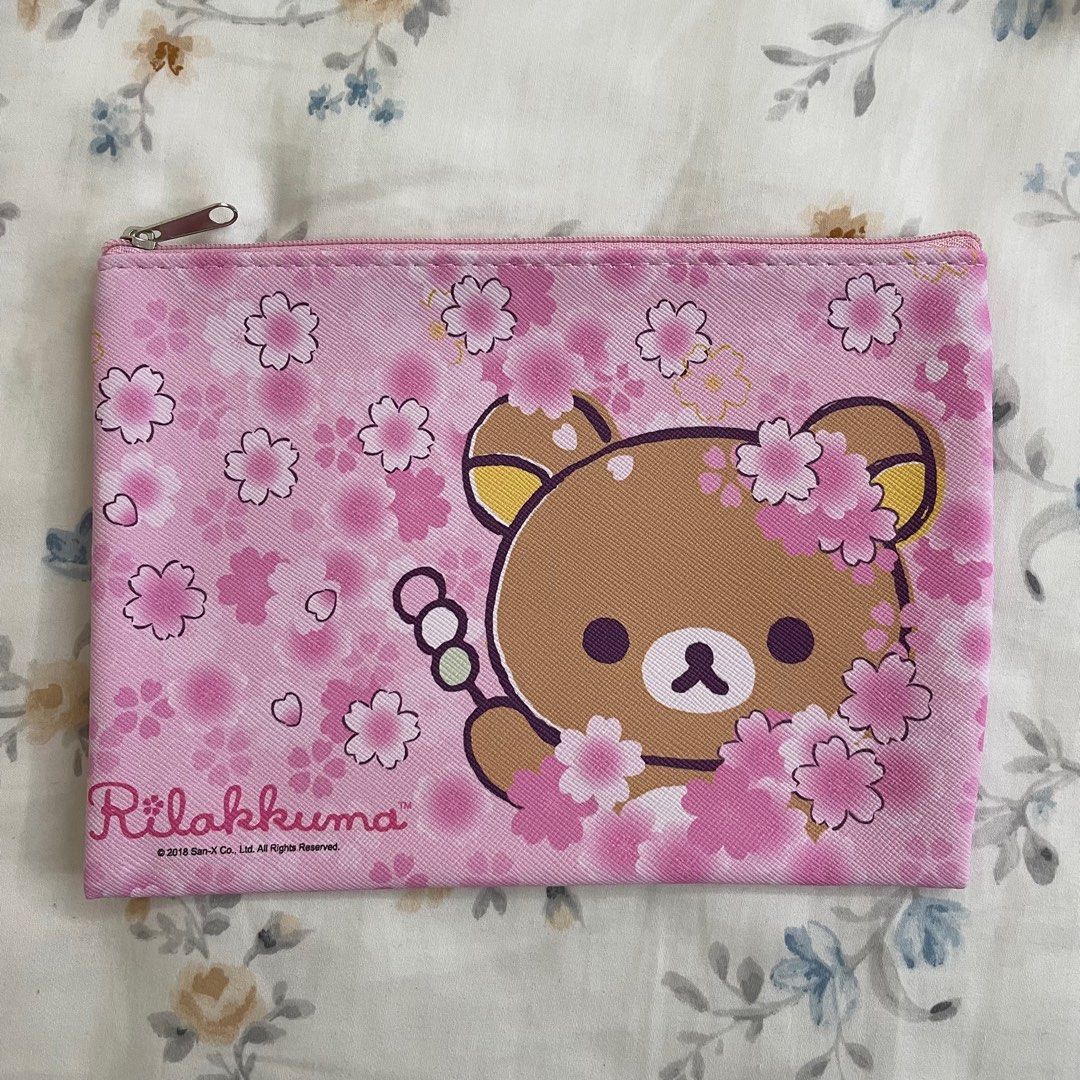 Pink rilakkuma pouch, Women's Fashion, Bags & Wallets, Purses & Pouches ...