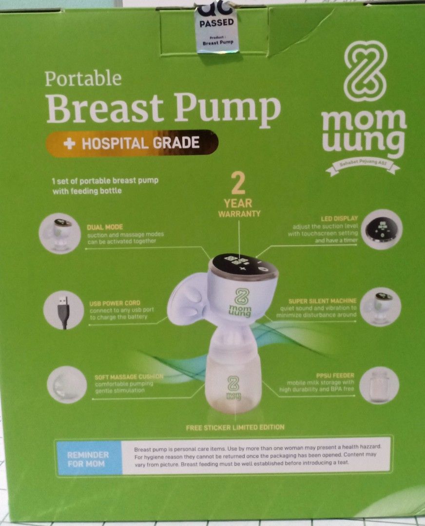 Pompa asi portable MOM UUNG special edition Nagita Rayyanza X Aurelie ...