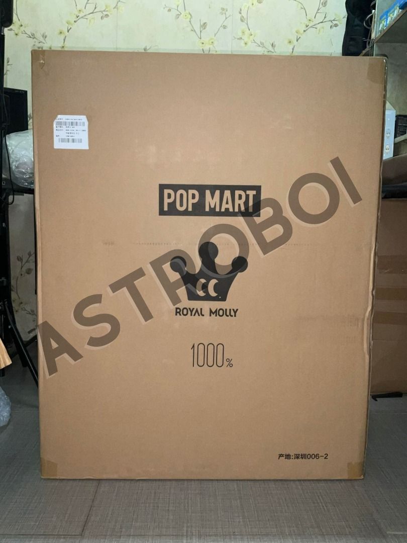 Pop Mart Mega Royal Molly 1000% Van Gogh Museum Almond Blossom (Sealed ...