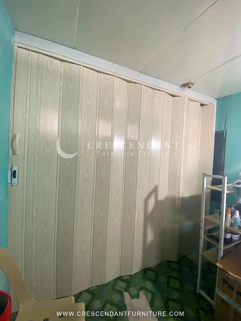 PVC ACCORDION FOLDING DOOR, Furniture & Home Living, Office Furniture ...