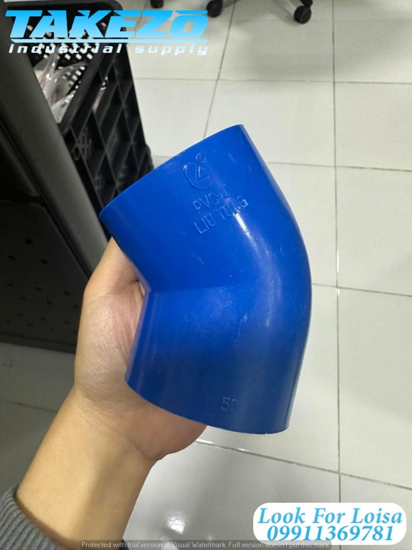 PVC Blue Elbow, Commercial & Industrial, Construction Tools & Equipment ...