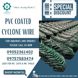 PVC COATED CYCLONE WIRE, Commercial & Industrial, Construction ...
