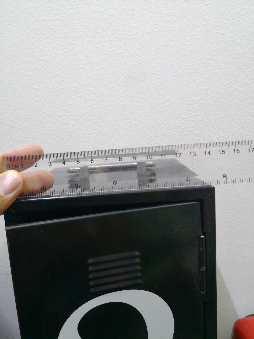 Rare CD Mini Steel Locker Storage Cabinet Organiser Vcd Black ...