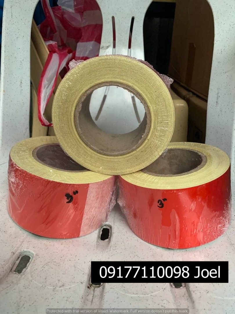 REFLECTORIZED STICKER ( RED COLOR ), Commercial & Industrial ...