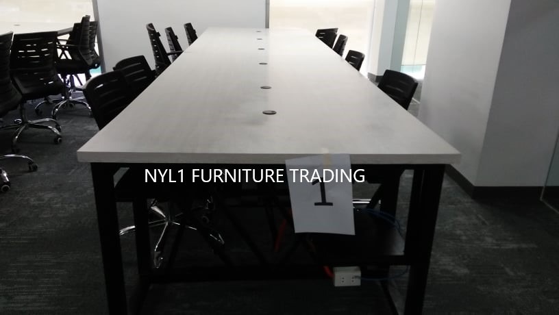 Right-Angled Conference Table Office Partition, Furniture & Home Living ...