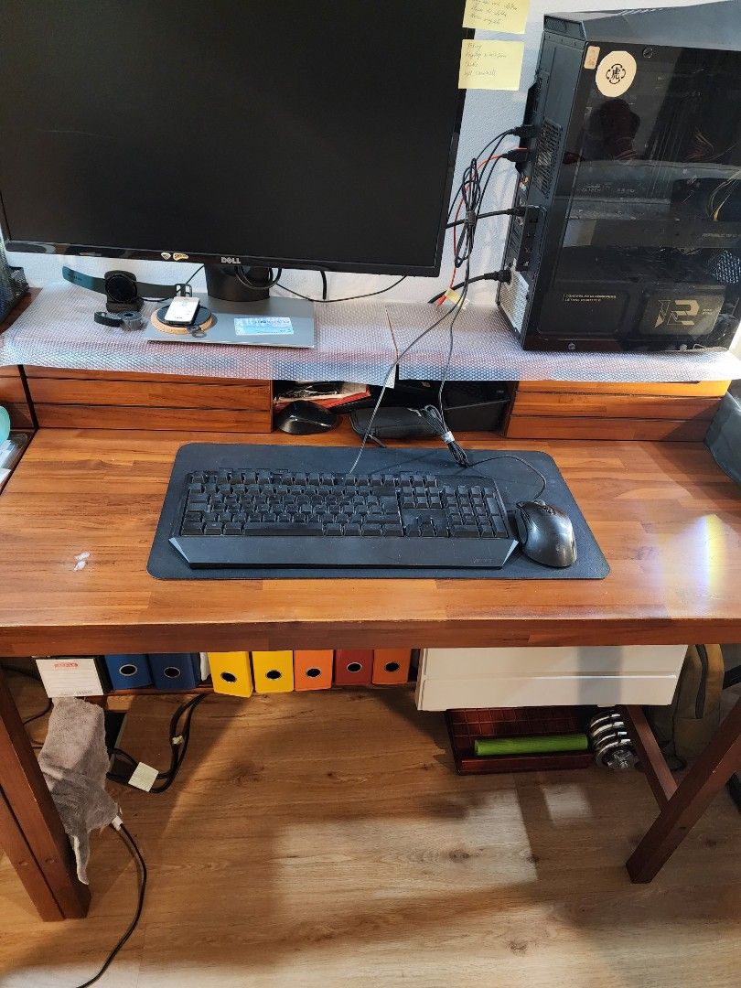 Scanteak SLAT Secretary Desk, Furniture & Home Living, Furniture ...