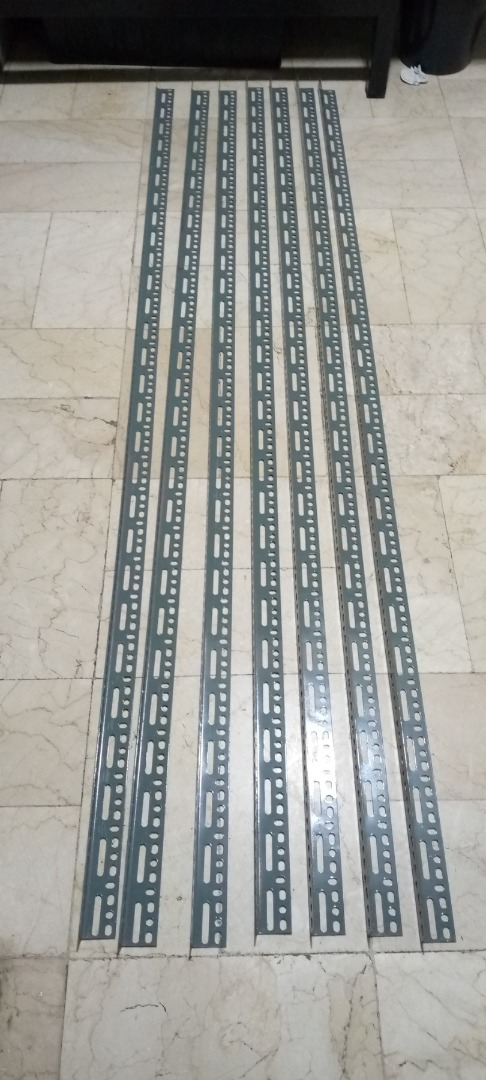 Slotted Angle Bars, Commercial & Industrial, Construction Tools ...