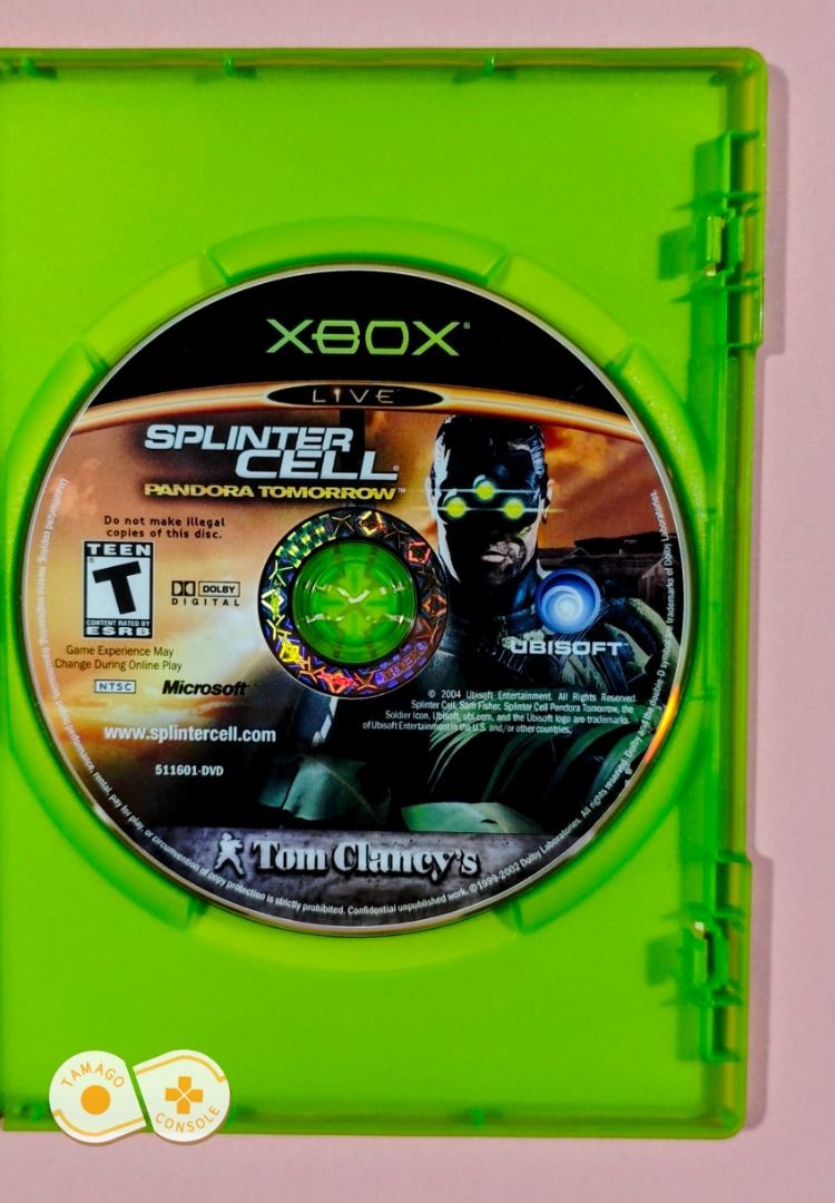 Splinter Cell Pandora Tomorrow - [OG XBOX Game] [NTSC / ENGLISH ...