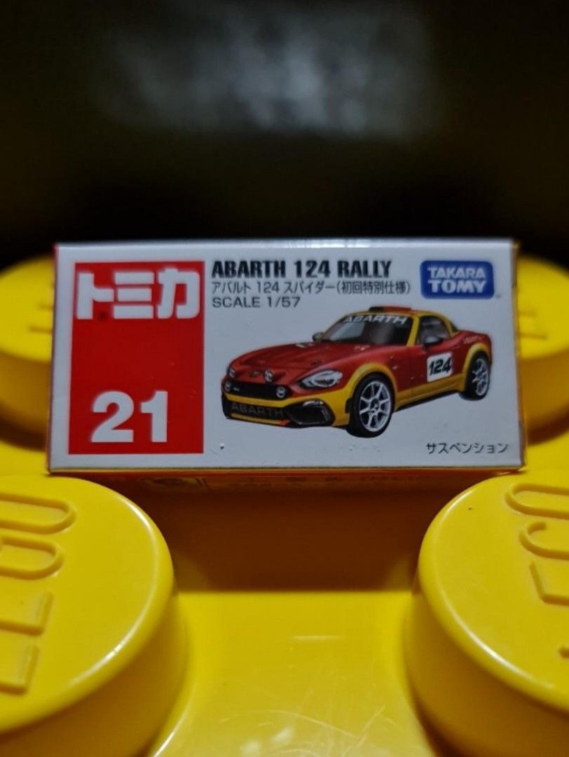 Takara Tomy Tomica Abarth 124 Rally No.21, Hobbies & Toys, Toys & Games on Carousell