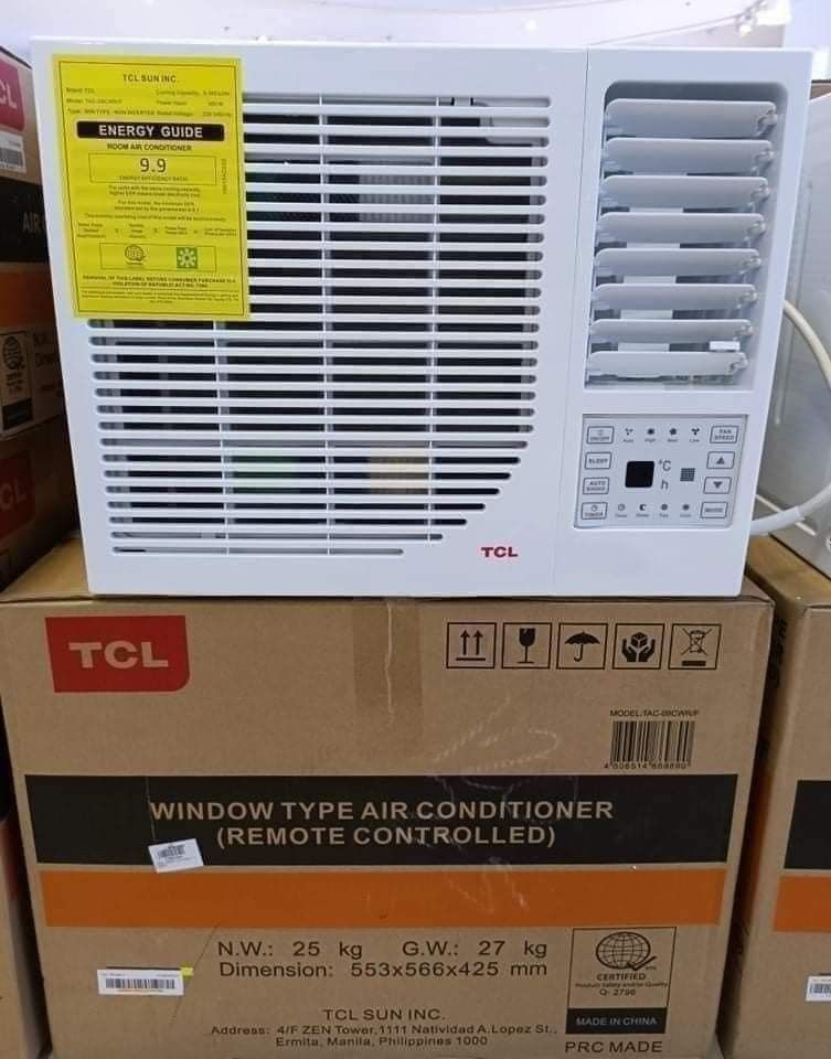 TCL Window Type Aircon, TV & Home Appliances, Air Conditioning and ...