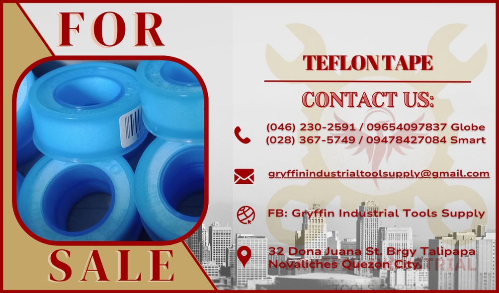 TEFLON TAPE, Commercial & Industrial, Industrial Equipment on Carousell