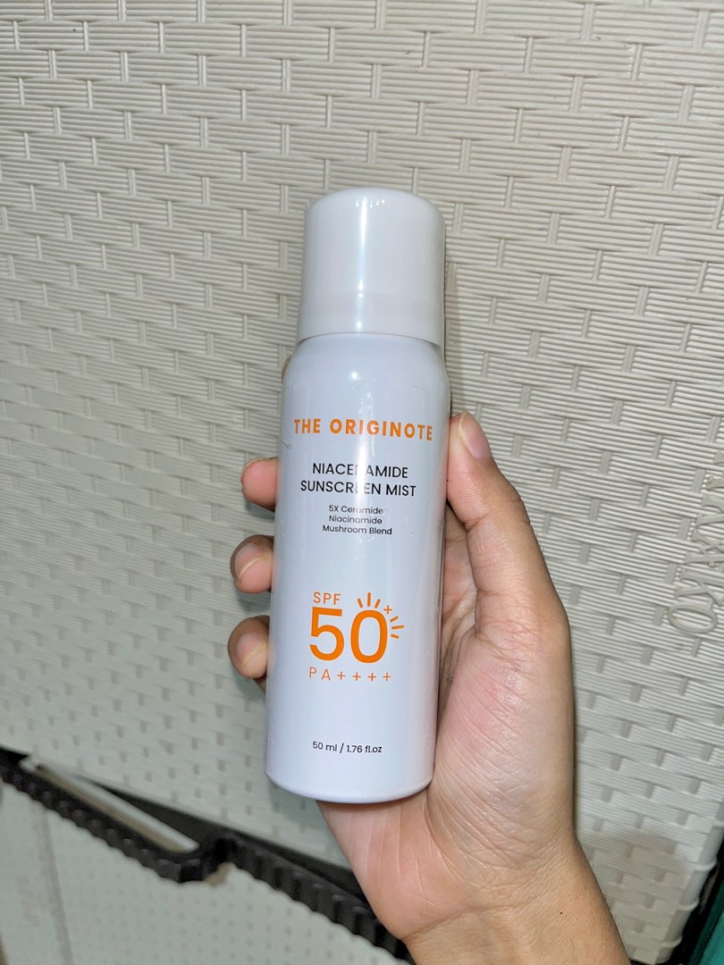 The originote sunscreen mist spf 50 spray, Kesehatan & Kecantikan ...