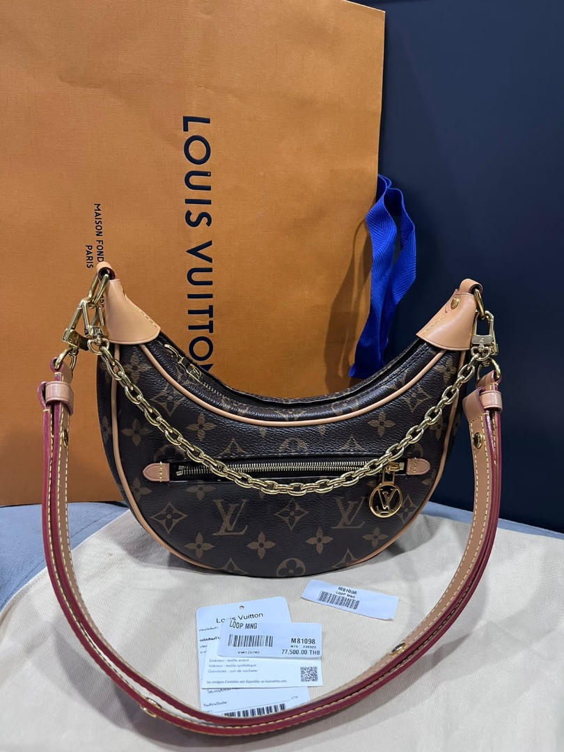 VGC LV loop monogram 2023. With db, pb, barcode tag, foto receipt, Barang Mewah, Tas & Dompet di ...