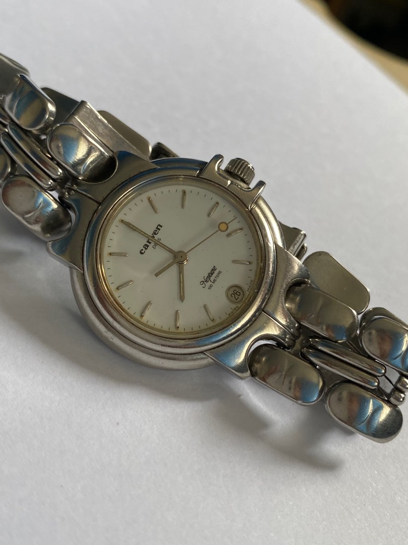 Vintage CARVEN Swiss made 35*mm Quartz (Unisex Watch) Not Working, Men ...