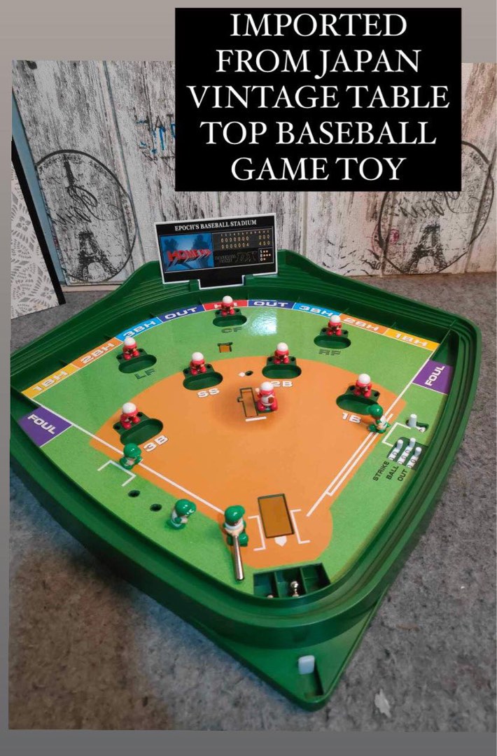 VINTAGE TABLE TOP BASEBALL GAME TOY, Sports Equipment, Sports & Games ...