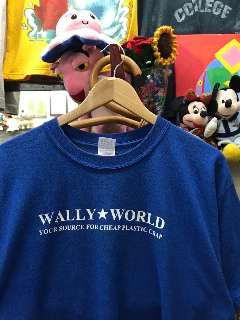 Vintage wally world, Men's Fashion, Tops & Sets, Tshirts & Polo Shirts ...