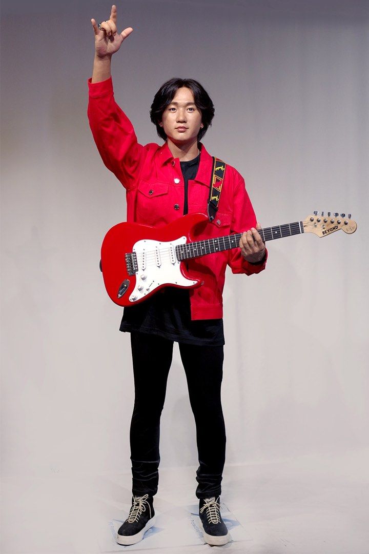 173cm Wong Ka Kui 黄家驹 Life Size Wax Figure Statues Hongkong Singer ...