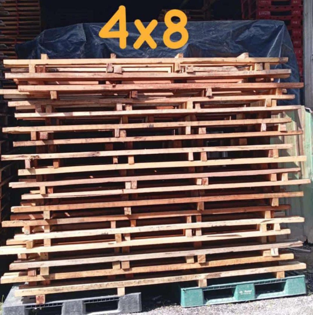 wood (4x8) pallet, Furniture & Home Living, Outdoor Furniture on Carousell