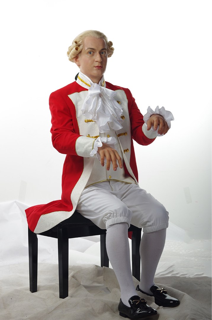 164cm Mozart Wolfgang Amadeus Life Size Wax Figure Statue on Carousell