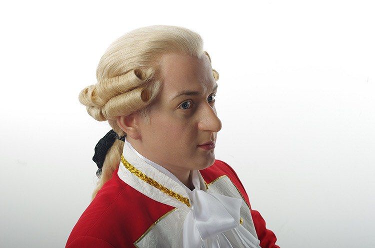 164cm Mozart Wolfgang Amadeus Life Size Wax Figure Statue on Carousell