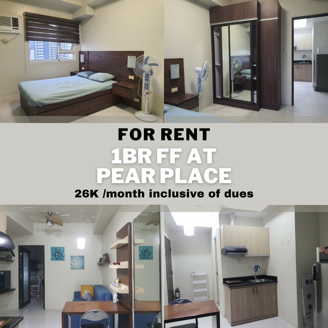 Fully Furnished 1 Bedroom Unit for Rent at The Pearl Place, Property ...