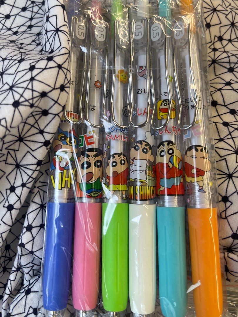 卡通原子筆$5-10一枝（小丸子/Winnie the Pooh /tom& jerry/maltese 線條小狗/duffy Olu Mel ...