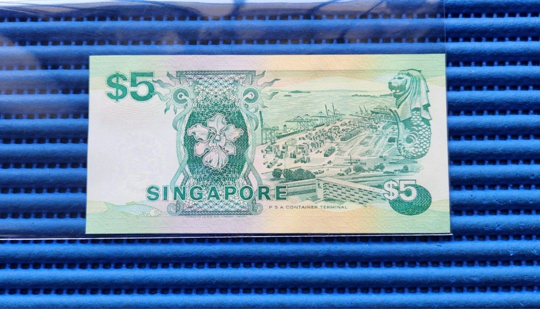 887766 Singapore Ship Series $5 Note A/53 887766 Nice Double Digits ...